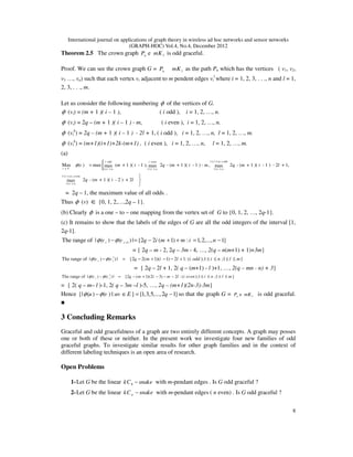 On the Odd Gracefulness of Cyclic Snakes With Pendant Edges | PDF ...