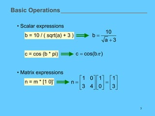 4413-lecture-09 Introduction Matlab lecture .ppt
