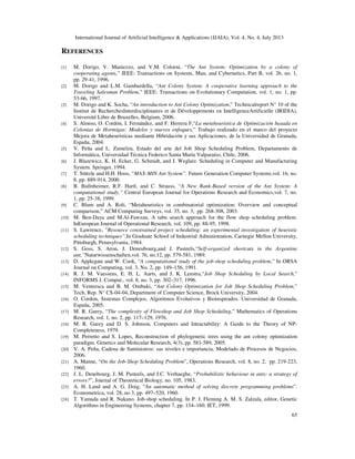 AN ANT COLONY OPTIMIZATION ALGORITHM FOR JOB SHOP SCHEDULING PROBLEM ...