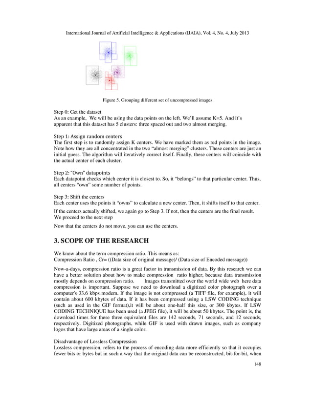 Data Mining Un Compressed Images From Cloud With Clustering Compression