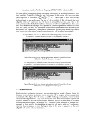 FUZZY-BASED ARCHITECTURE TO IMPLEMENT SERVICE SELECTION ADAPTATION STRATEGY | PDF