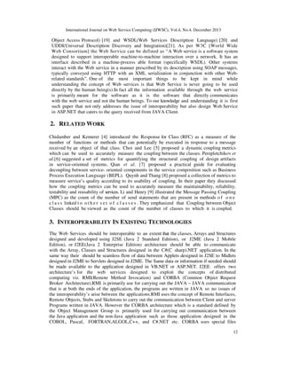 SOME INTEROPERABILITY ISSUES IN THE DESIGNING OF WEB SERVICES : CASE STUDY ON CREDIT CARD | PDF