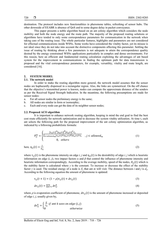A Novel Bio Inspired Routing Algorithm Based On Aco For Wsns Pdf 2135