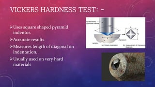 TESTING OF THE MATERIALS | PPTX