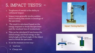 TESTING OF THE MATERIALS | PPTX