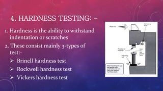 TESTING OF THE MATERIALS | PPTX