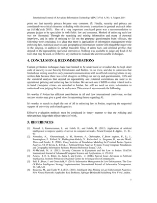 ARTIFICIAL INTELLIGENCE IN LAW ENFORCEMENT, A REVIEW | PDF