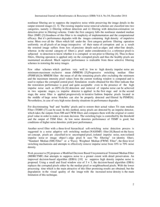 Novel Adaptive Filter (NAF) for Impulse Noise Suppression from Digital Images | PDF