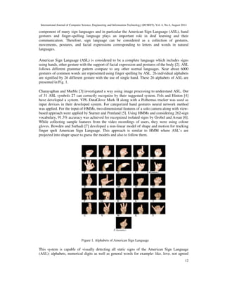 A SIGN LANGUAGE RECOGNITION APPROACH FOR HUMAN-ROBOT SYMBIOSIS | PDF