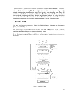 A SIGN LANGUAGE RECOGNITION APPROACH FOR HUMAN-ROBOT SYMBIOSIS | PDF