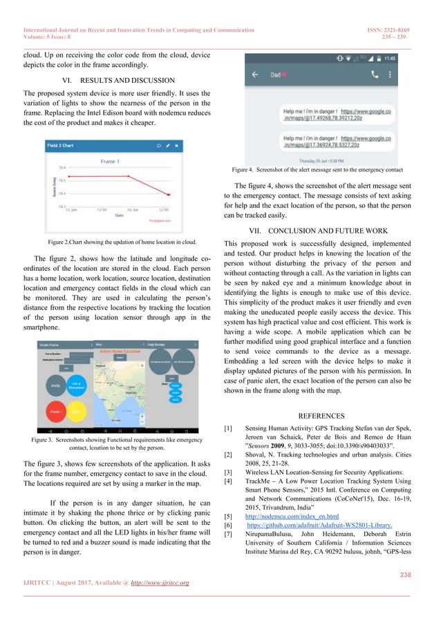Smart Frame - A Location Sensing Picture Frame using IOT | PDF