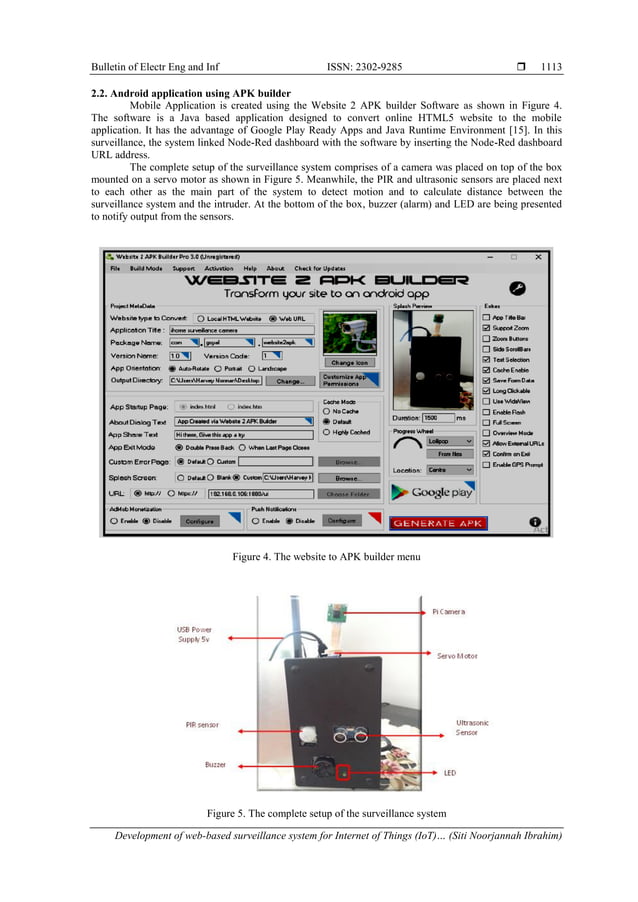 Development of web-based surveillance system for Internet of Things ...