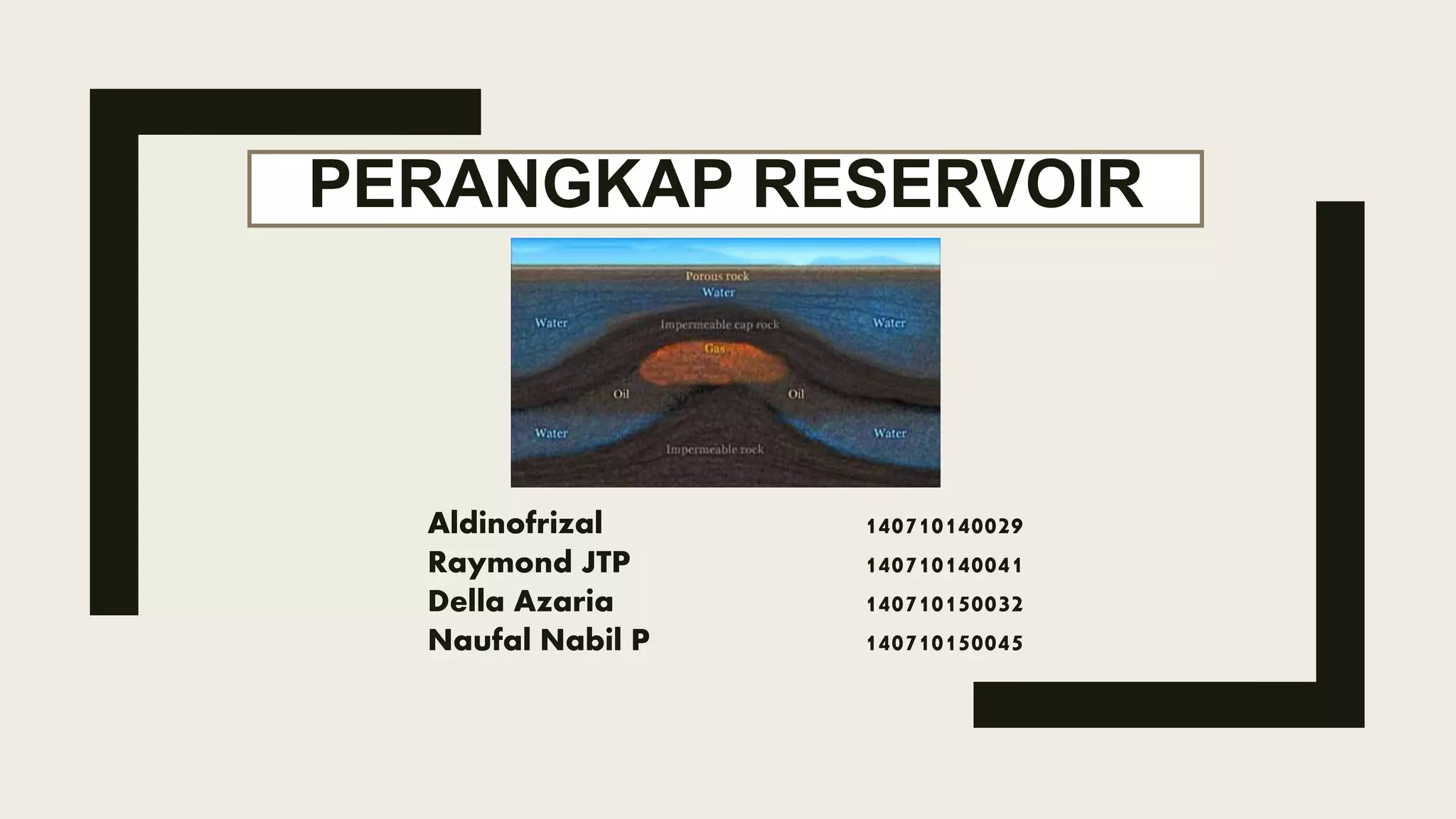 Perangkap Reservoir - Jebakan Minyak - Oil Trap | PPTX