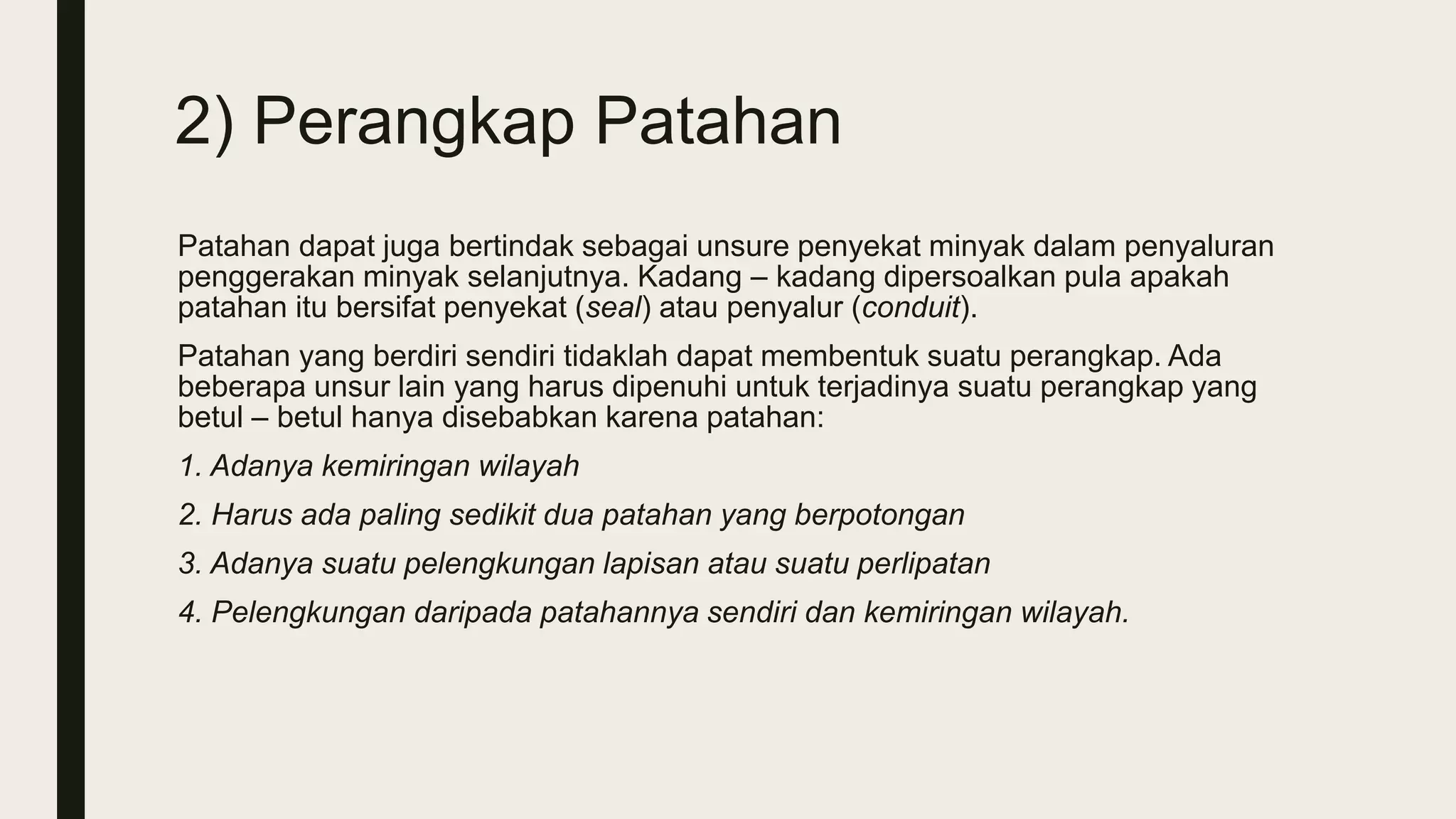 Perangkap Reservoir - Jebakan Minyak - Oil Trap | PPTX