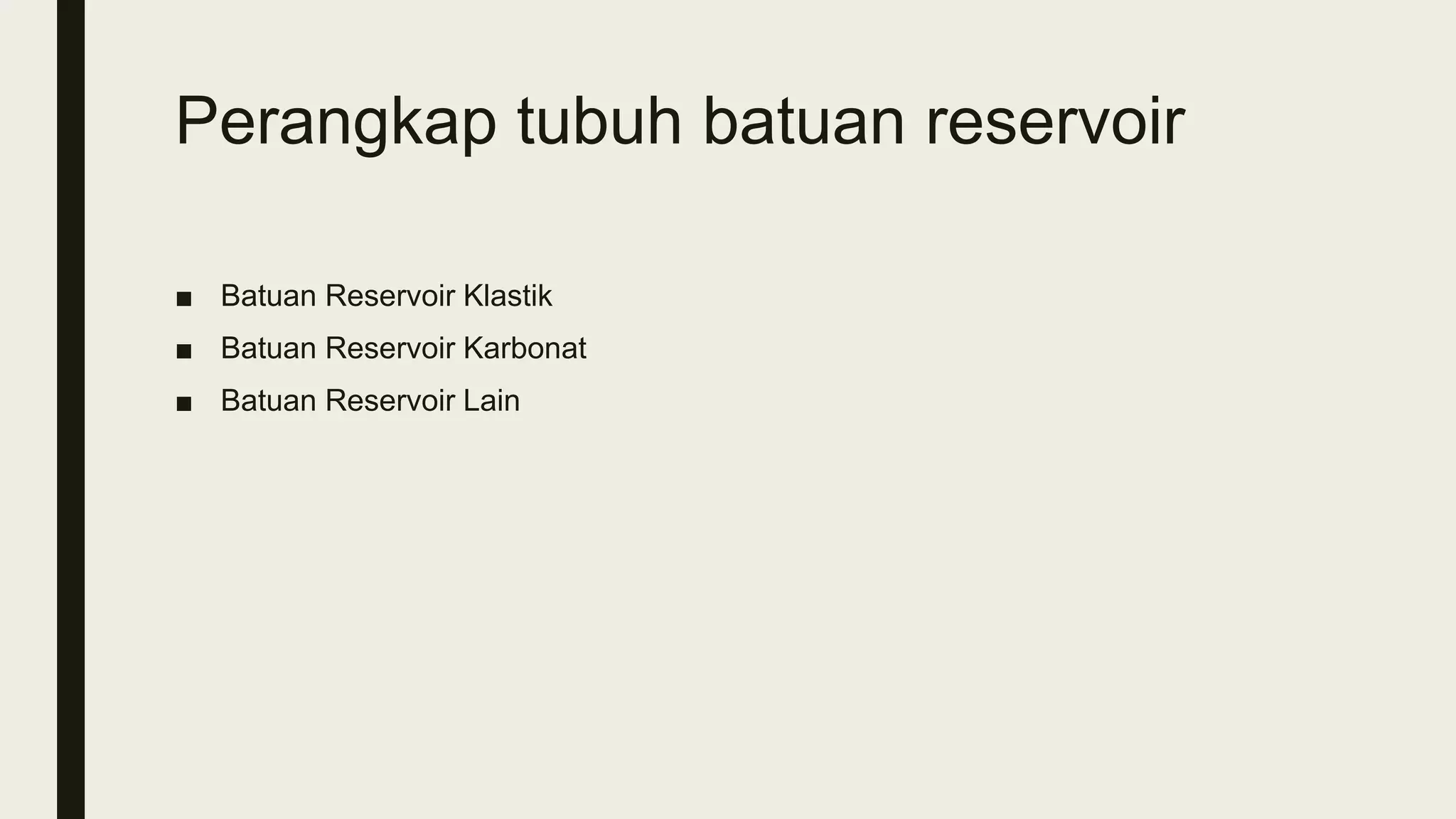 Perangkap Reservoir - Jebakan Minyak - Oil Trap | PPTX