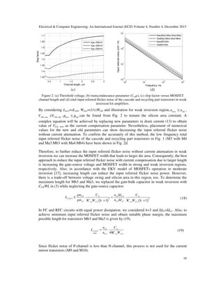 INPUT REFERRED NOISE REDUCTION TECHNIQUE FOR TRANSCONDUCTANCE AMPLIFIERS | PDF