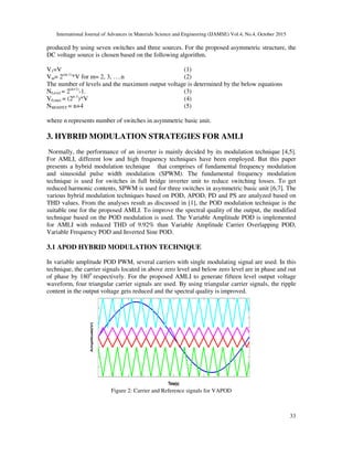 ANALYSIS AND IMPLEMENTATION OF FPGA CONTROL OF ASYMMETRIC MULTILEVEL INVERTER FOR FUEL CELL ...