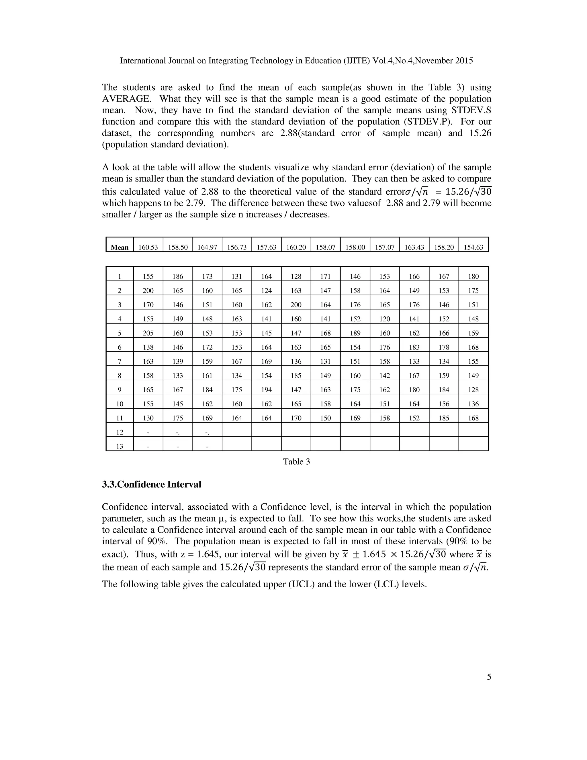 USE OF EXCEL IN STATISTICS: PROBLEM SOLVING VS PROBLEM UNDERSTANDING | PDF