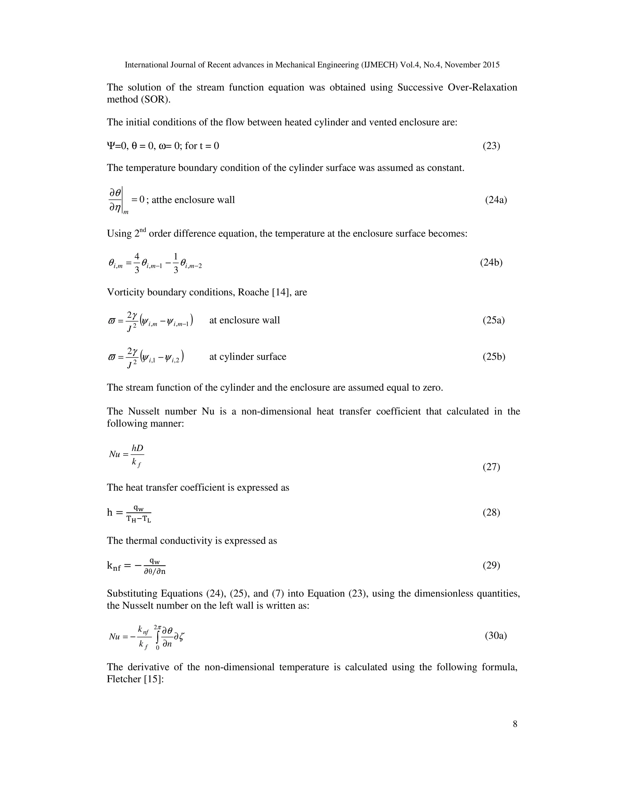 NUMERICAL INVESTIGATION OF NATURAL CONVECTION HEAT TRANSFERFROM SQUARE CYLINDER IN AN ENCLOSED ...