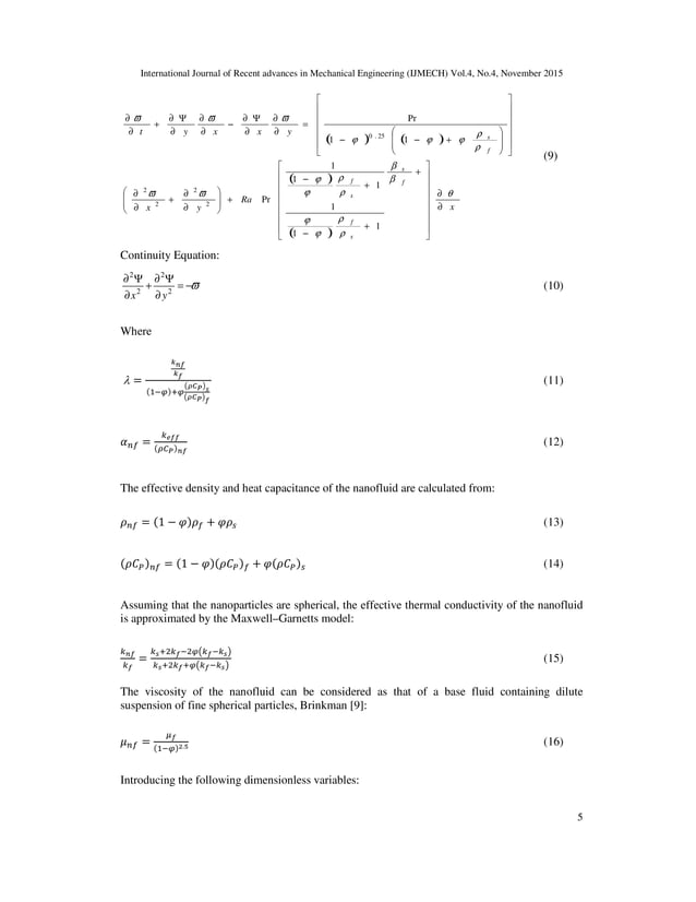 NUMERICAL INVESTIGATION OF NATURAL CONVECTION HEAT TRANSFERFROM SQUARE CYLINDER IN AN ENCLOSED ...