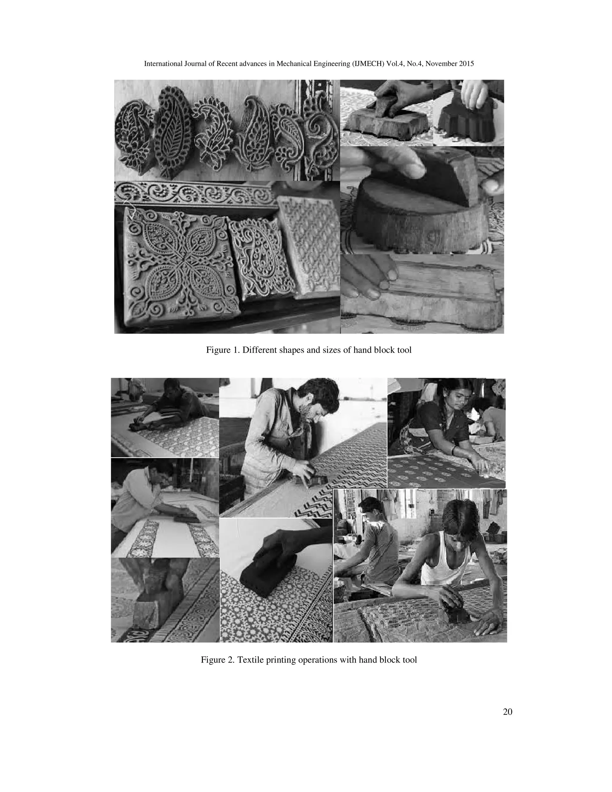 AN ERGONOMIC APPROACH TO DESIGN HAND BLOCK TOOL FOR TEXTILE PRINTING ...