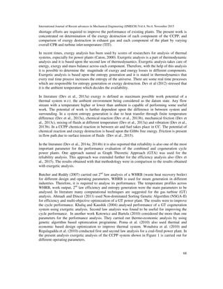 COMPARATIVE STUDY OF DIFFERENT COMBINED CYCLE POWER PLANT SCHEMES | PDF