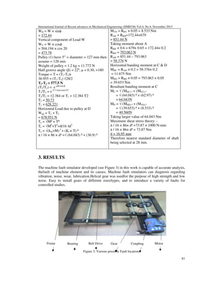 DESIGN AND DEVELOPMENT OF MACHINE FAULT SIMULATOR (MFS) FOR FAULT ...