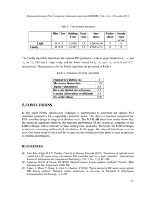 OPTIMAL PID CONTROLLER DESIGN FOR SPEED CONTROL OF A SEPARATELY EXCITED DC MOTOR: A FIREFLY ...