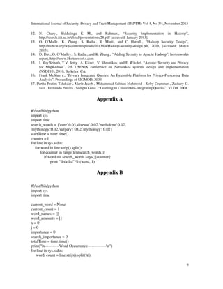 DOCUMENT SELECTION USING MAPREDUCE Yenumula B Reddy and Desmond Hill | PDF