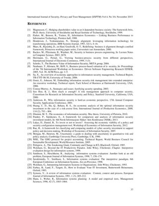 “CONTEXT, CONTENT, PROCESS” APPROACH TO ALIGN INFORMATION SECURITY INVESTMENTS WITH OVERALL ...