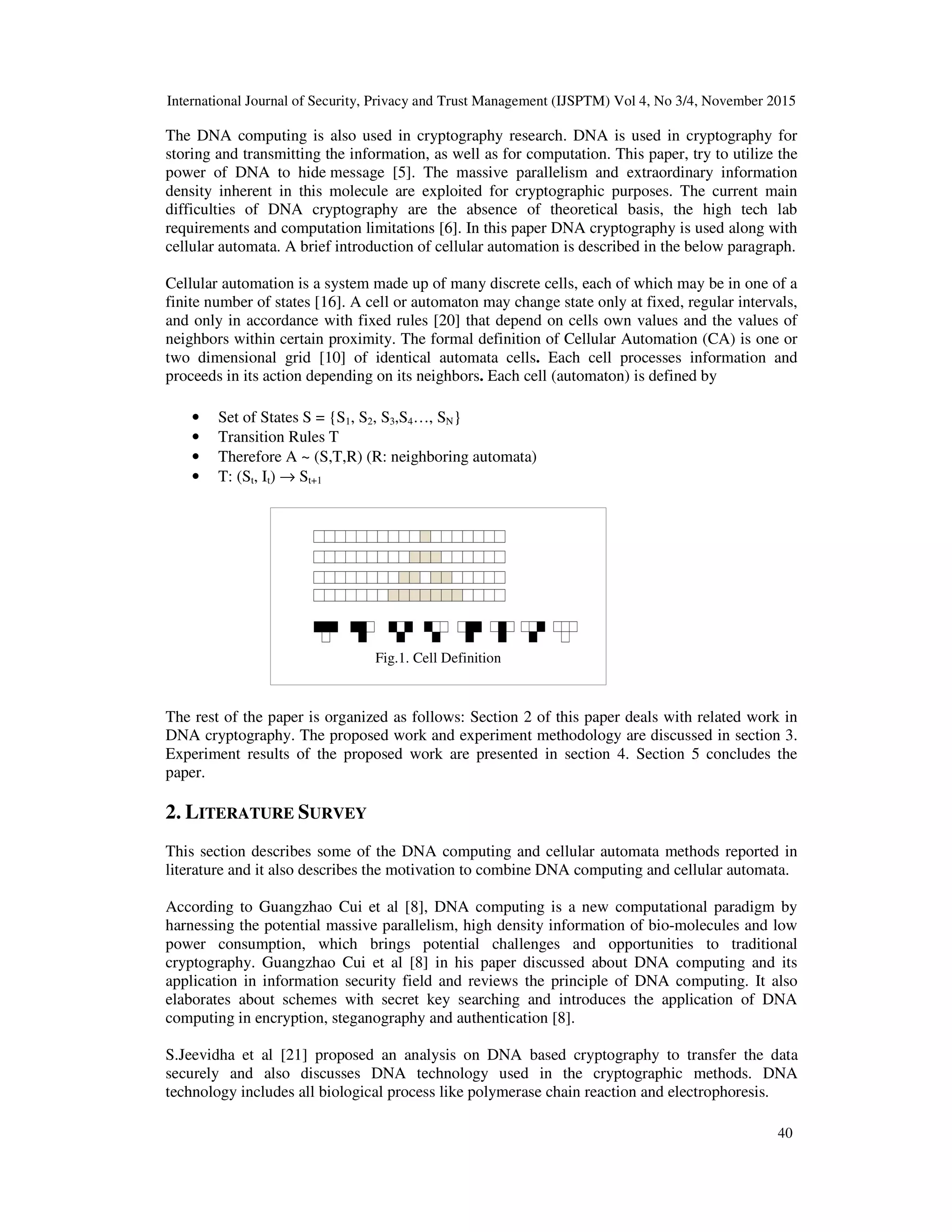 A Novel Dna Encryption System Using Cellular Automata Pdf