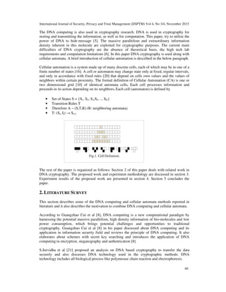 A NOVEL DNA ENCRYPTION SYSTEM USING CELLULAR AUTOMATA | PDF