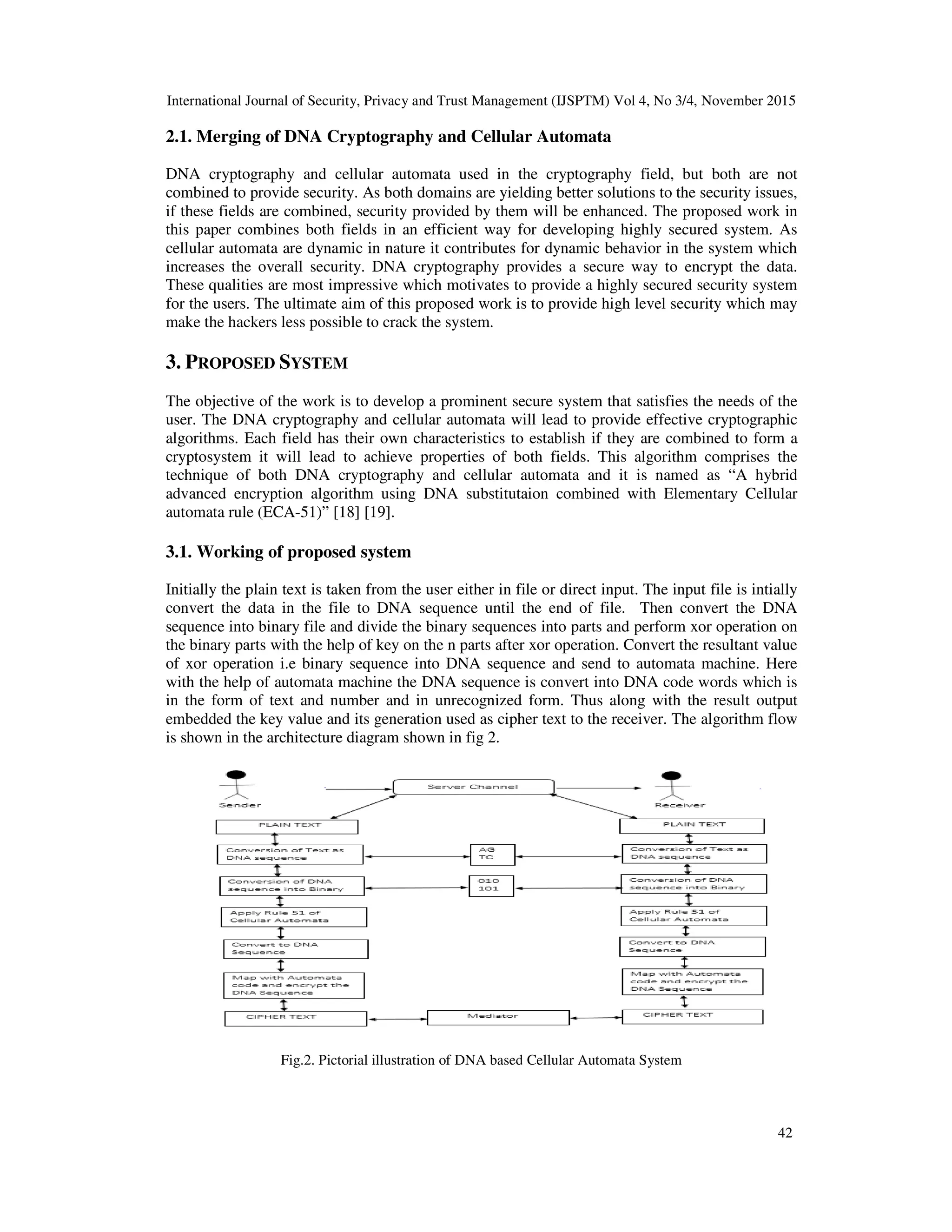 A Novel DNA Encryption System Using Cellular Automata | PDF