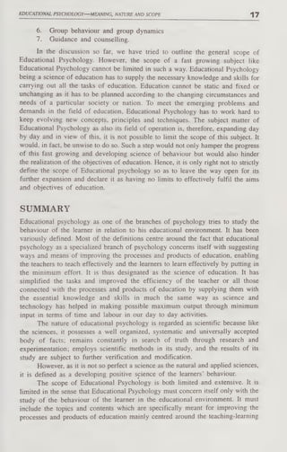 Advanced Educational Psychology 2nd Edition S.K. Mangal | PDF