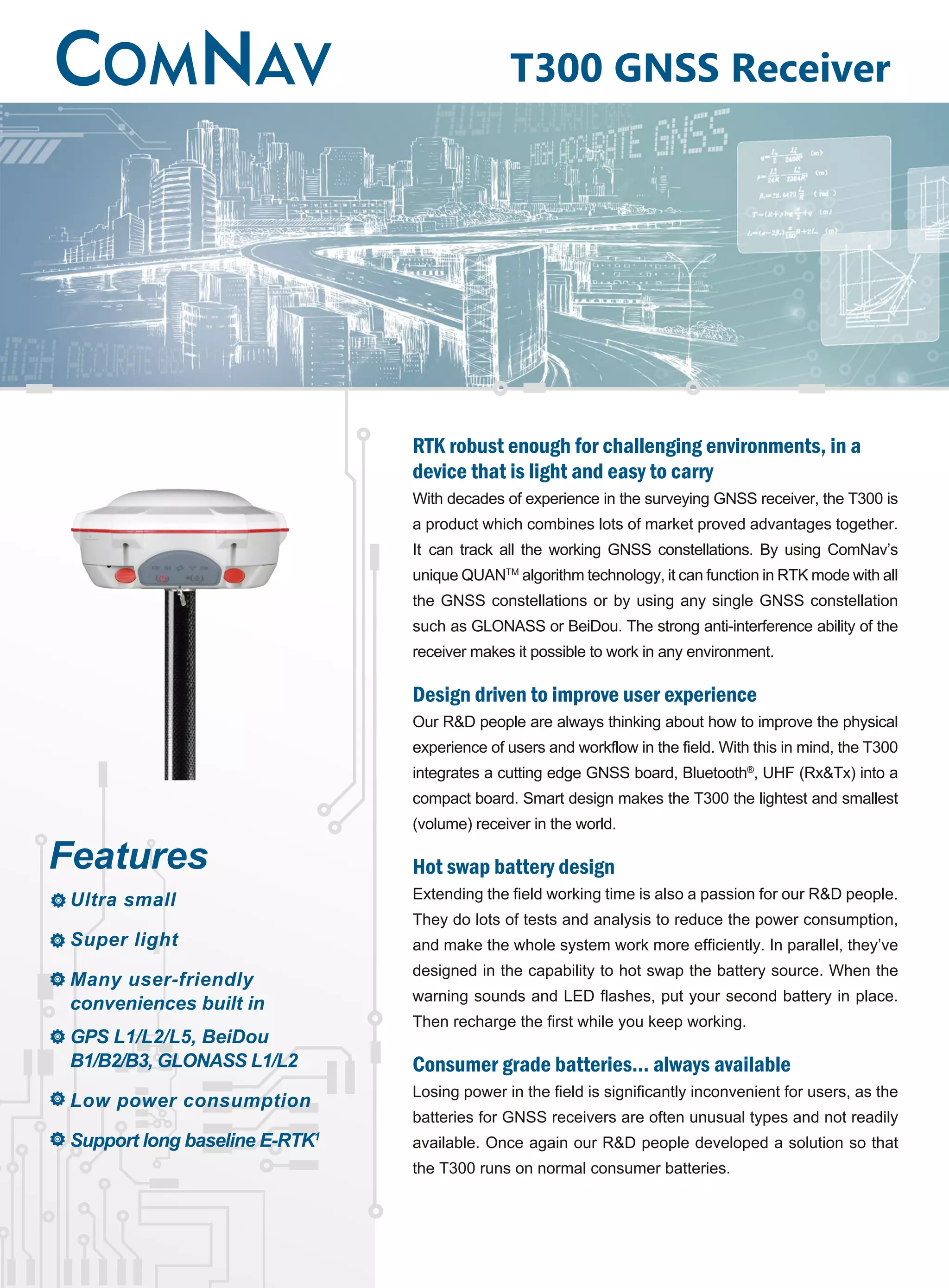 T300 GNSS Receiver | PDF