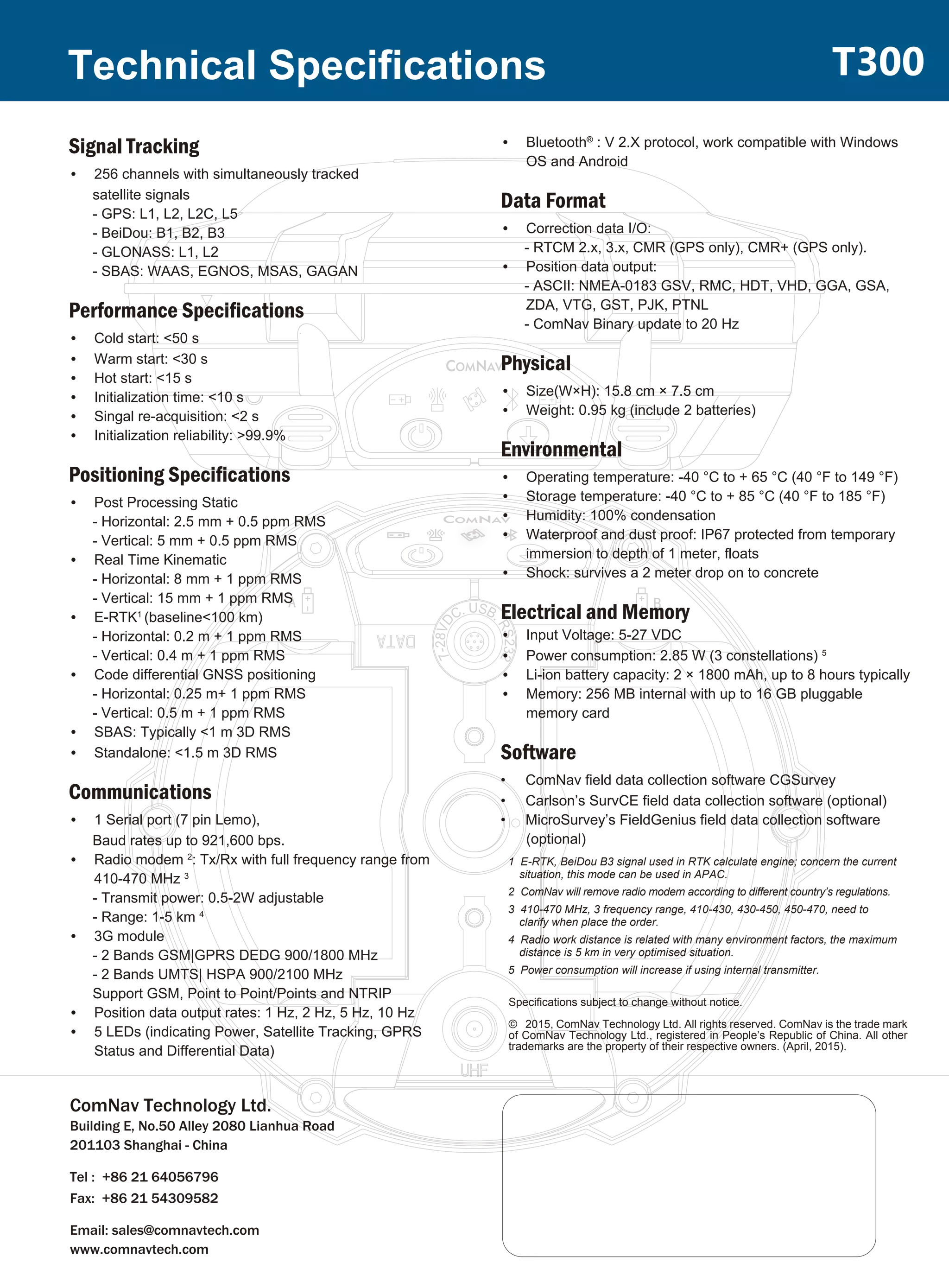 T300 GNSS Receiver | PDF