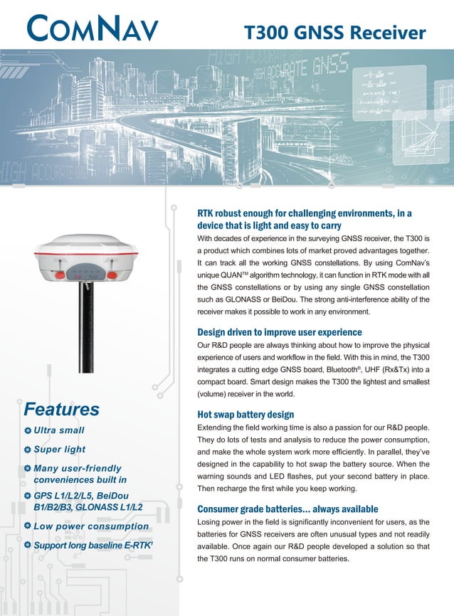T300 GNSS Receiver | PDF