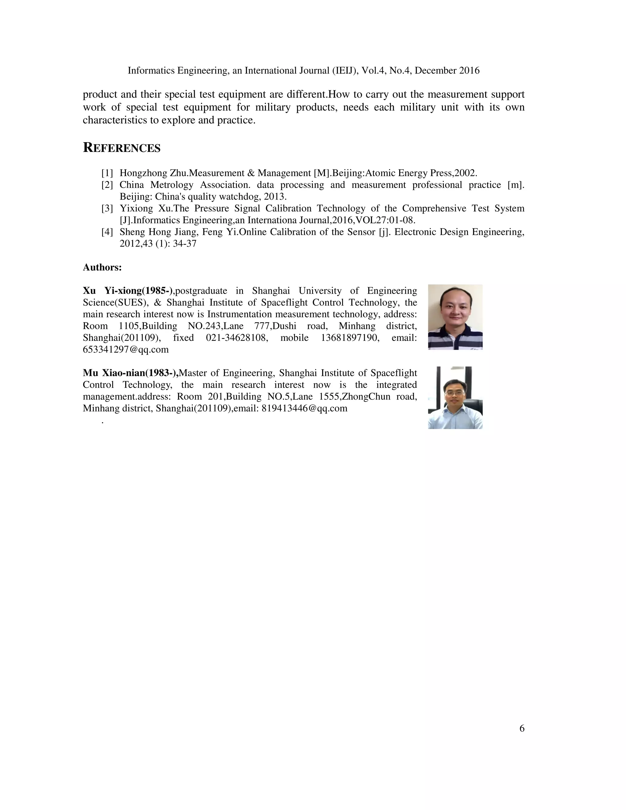 PRACTICE OF CALIBRATION TECHNOLOGY FOR THE SPECIAL TEST EQUIPMENT | PDF