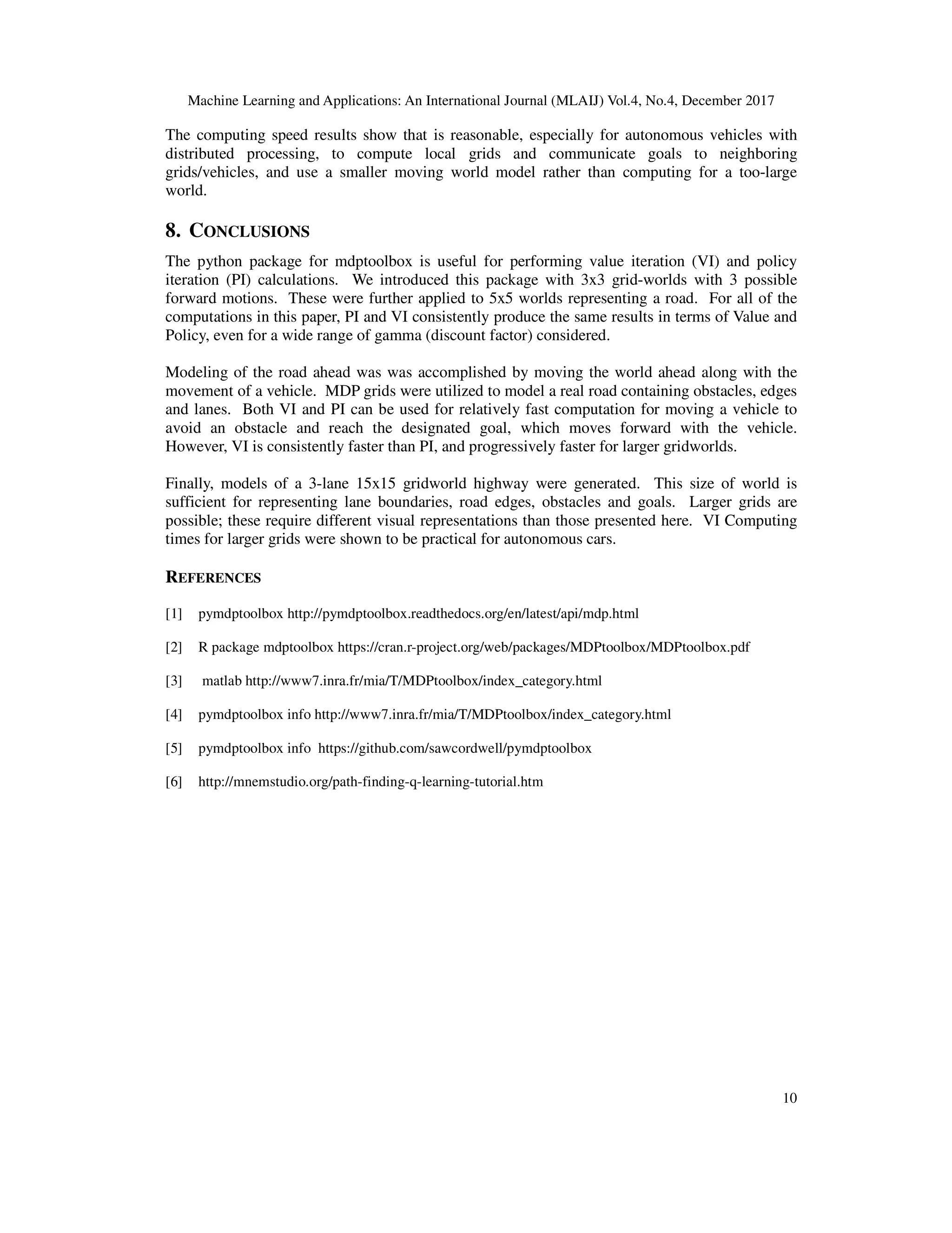REINFORCEMENT LEARNING: MDP APPLIED TO AUTONOMOUS NAVIGATION | PDF