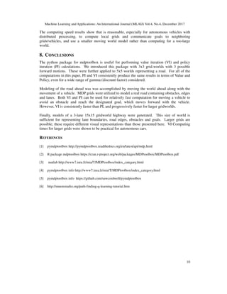 REINFORCEMENT LEARNING: MDP APPLIED TO AUTONOMOUS NAVIGATION | PDF