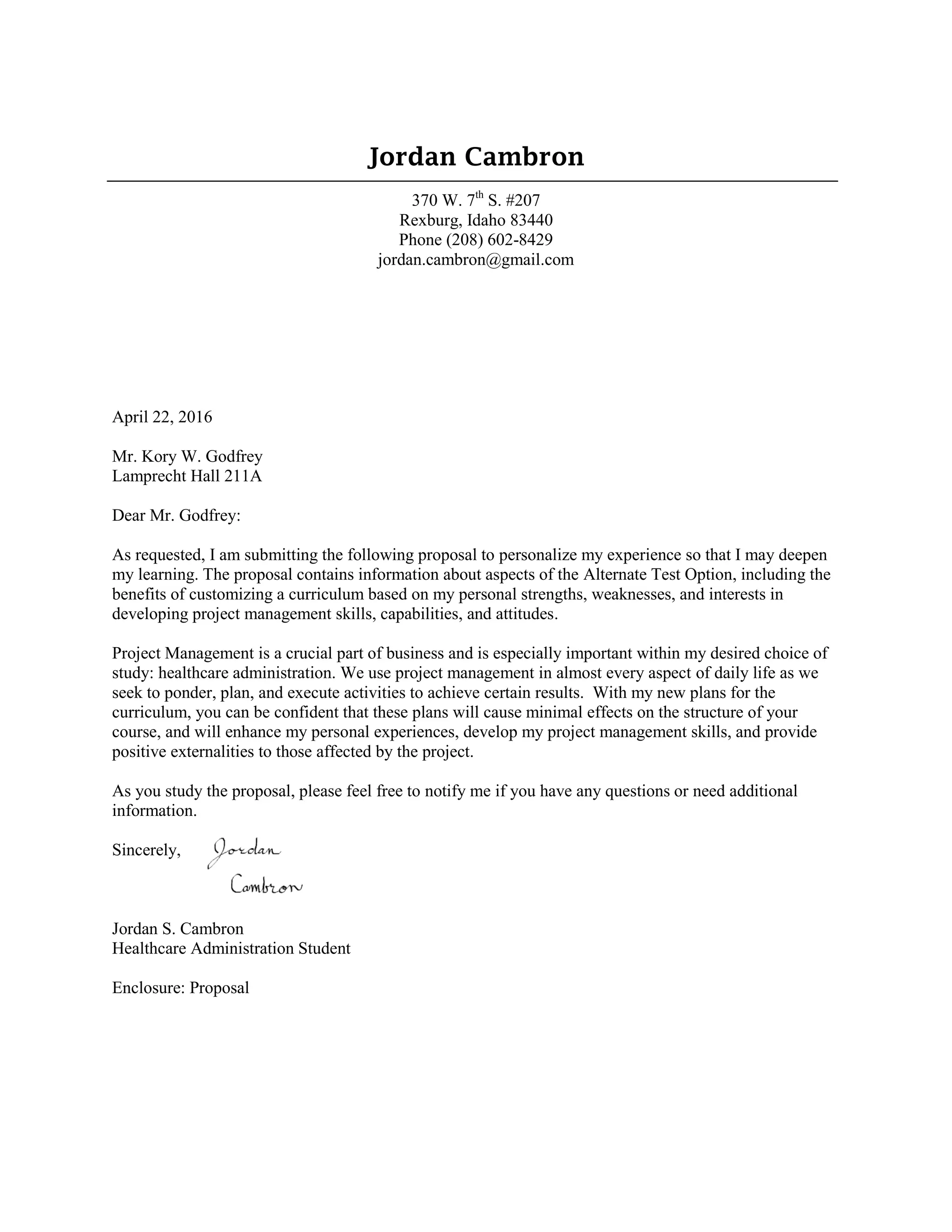 Project Management Proposal | PDF