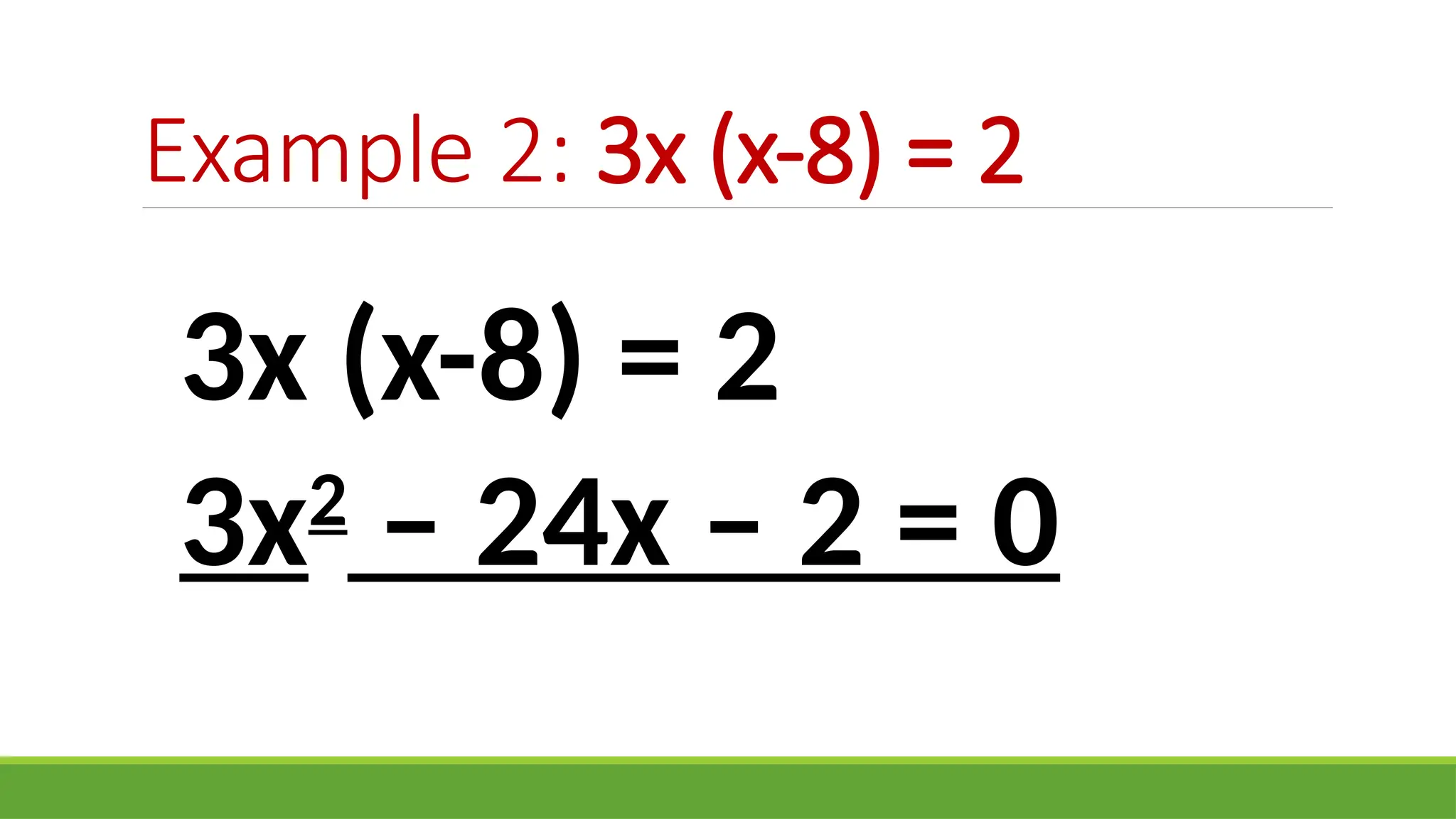 EQUATIONS TRANSFORMABLE IN QUADRATIC EQUATIONS | PPTX