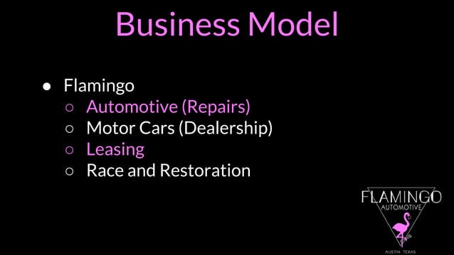 Flamingo Automotive - Nick Lamping | PPT