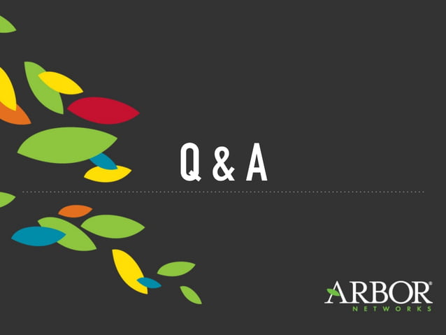 EECS 441 Company Presentation (Arbor Networks) | PPT