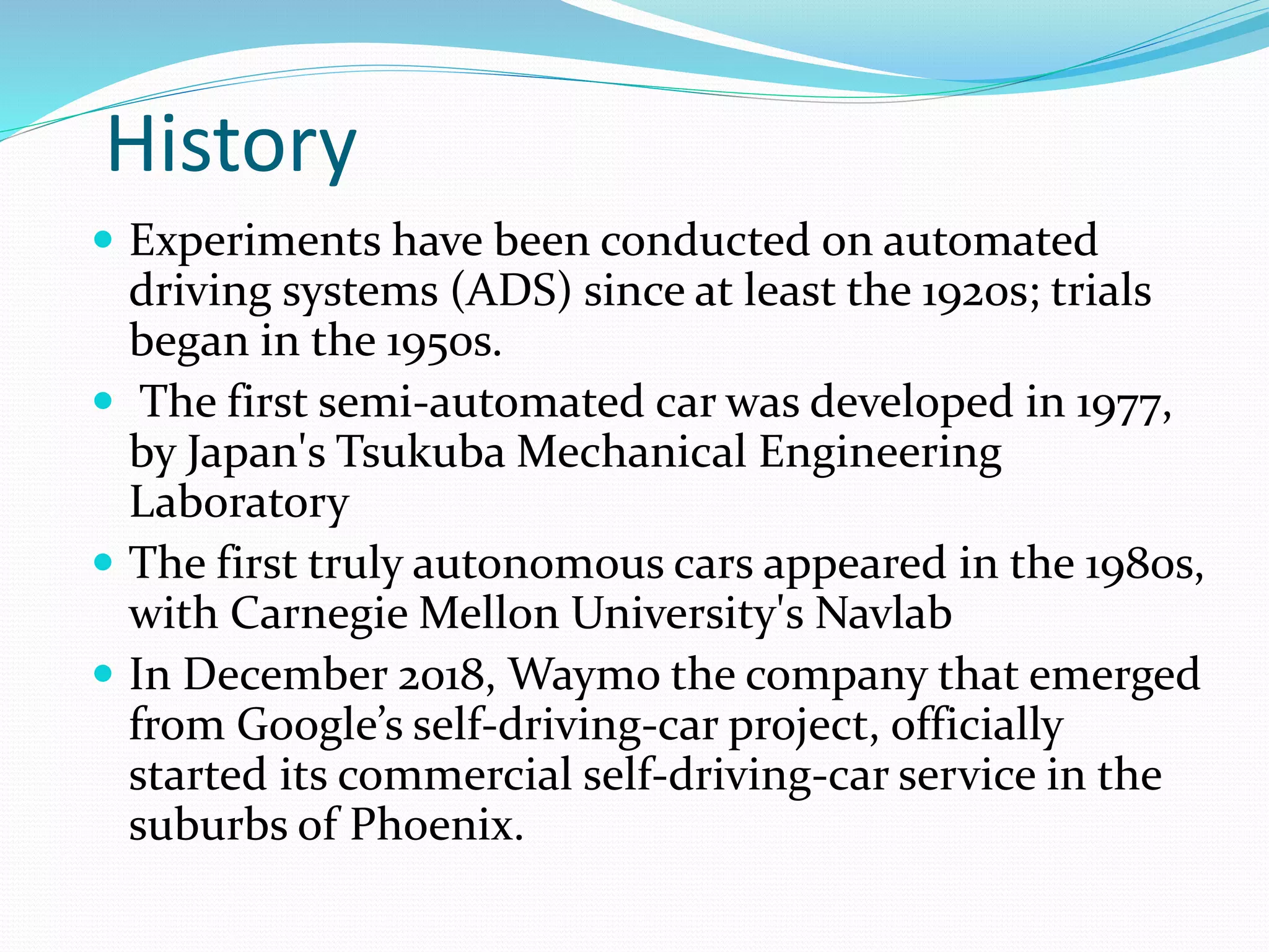 Autonomous Car in 5G | PPTX