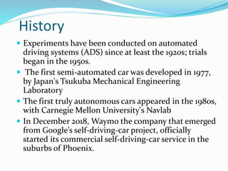 Autonomous Car in 5G | PPTX