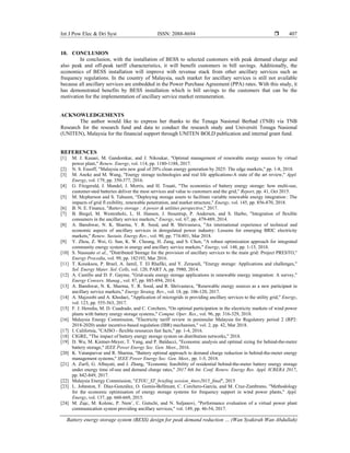 Battery energy storage system (BESS) design for peak demand reduction, energy arbitrage and grid ...