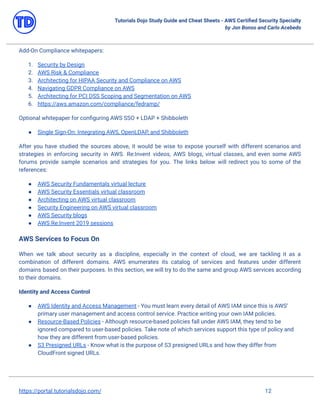 AWS Certified Security Specialty Exam Jon Bonso And Carlo Acebedo | PDF