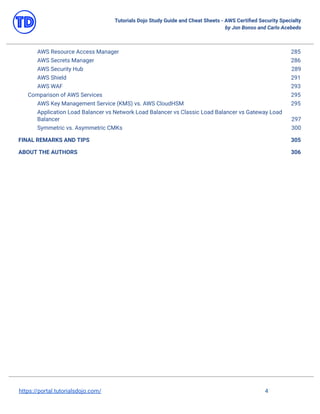 AWS Certified Security Specialty Exam Jon Bonso And Carlo Acebedo | PDF