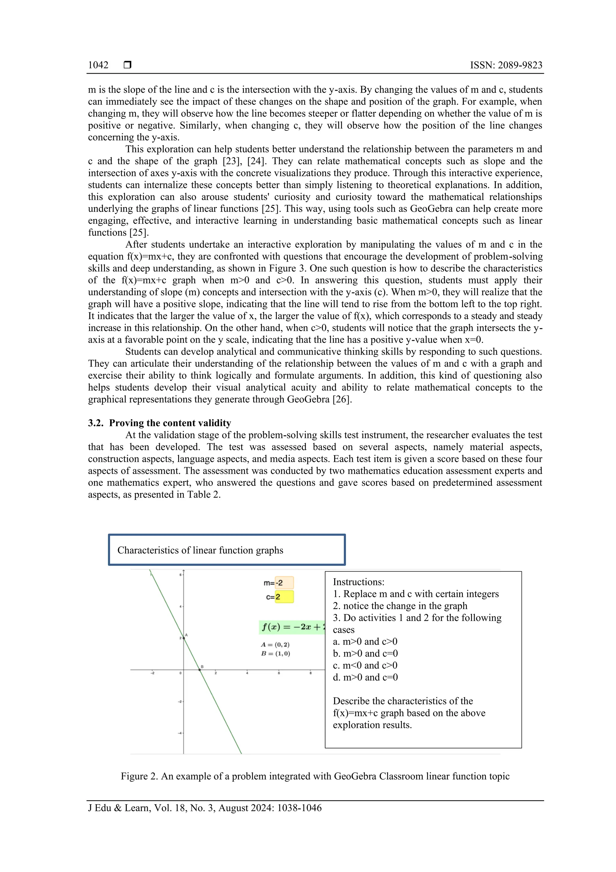 Designing mathematics problem-solving assessment with GeoGebra Classroom: proving the instrument ...